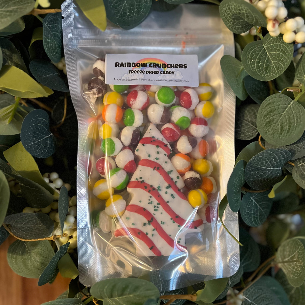 Freeze Dried Christmas Cakes and Skittles – Buttermilk Bakery
